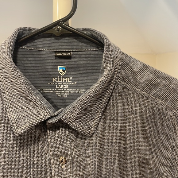 Kuhl | Shirts | Kuhl Mountain Grown 5 Panel Sleeve Mens Long Sleeve Blue Shirt Size Large Hiking ...